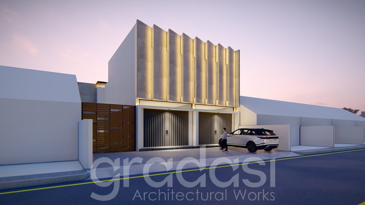 Konsep Desain Exterior Ruko Mas Feris Malang | Gradasi Arsitek