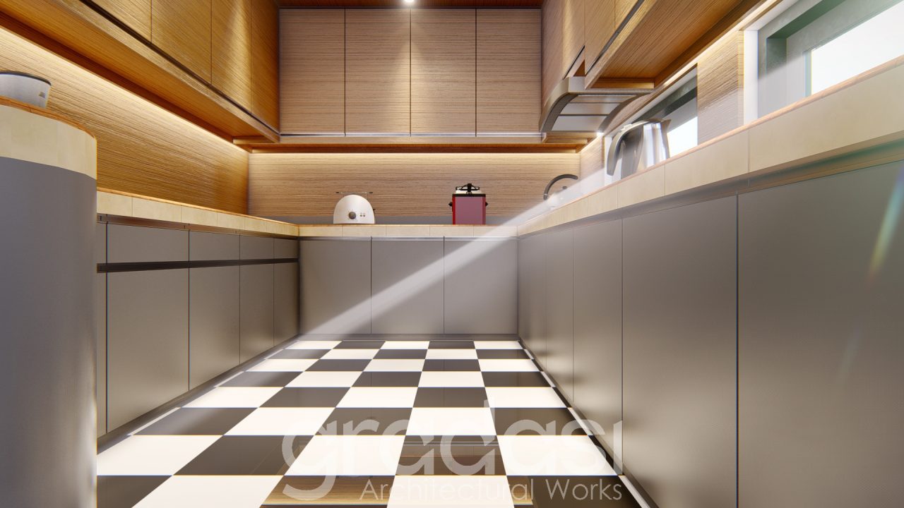 Konsep Desain Interior Kitchen Set | Gradasi Studio