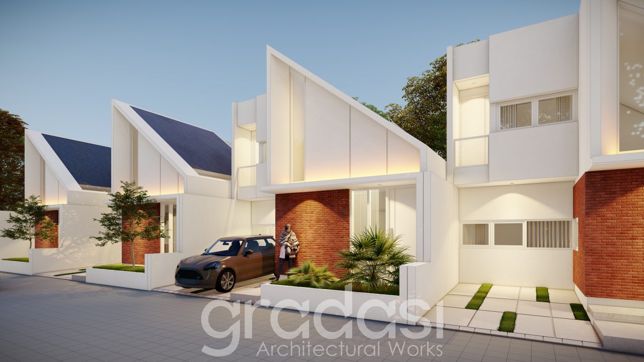 Konsep Desain Perumahan Cluster Konzo Malang | Gradasi Studio