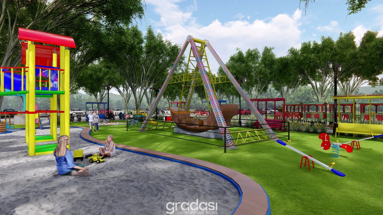 Site Plan Playground Rampal Malang | Gradasi Studio